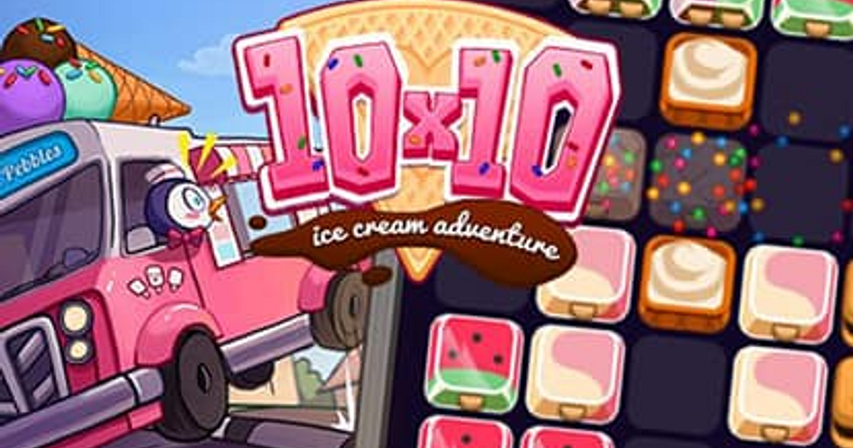 10x10 Ice Cream Adventure - Gioco Gratis Online | FunnyGames