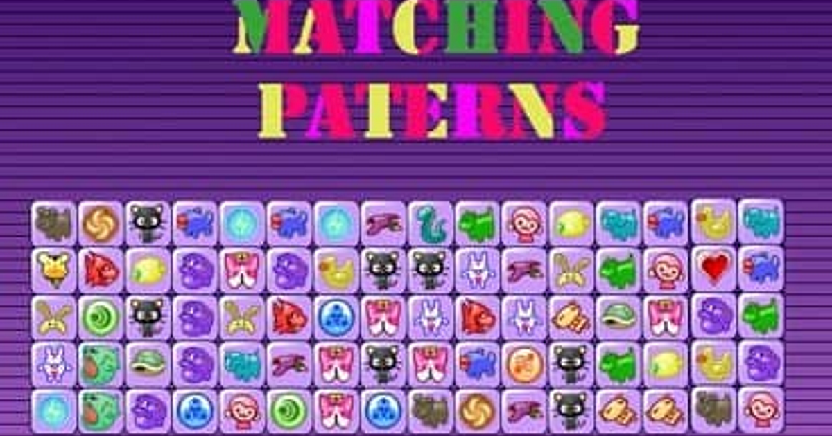 Matching Patterns - Gioco Gratis Online | FunnyGames