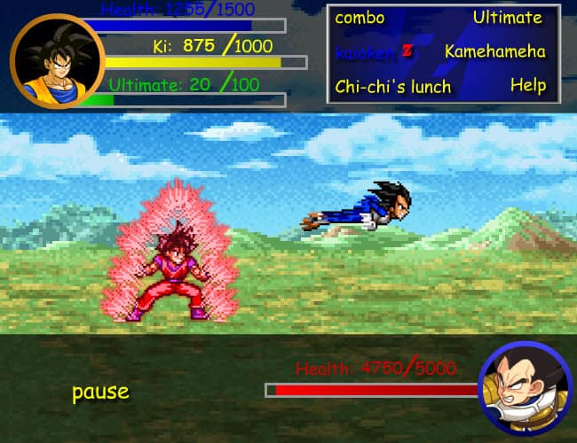 Goku Vs Vegeta RPG - Gioco Gratis Online | FunnyGames