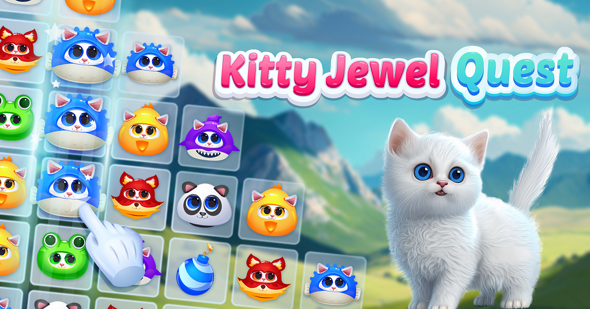 Kitty Jewel Quest - Gioco Gratis Online | FunnyGames