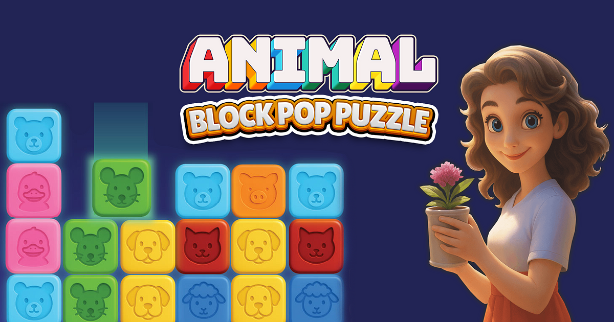 Animal Block Pop Puzzle - Gioco Gratis Online | FunnyGames